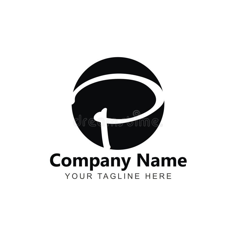 Initial P Logo Monogram Design Modern Template Stock Vector ...