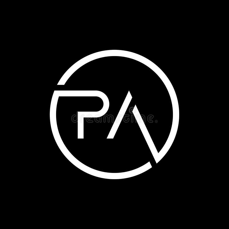 Initial PA Letter Logo Creative Typography Vector Template. Creative ...