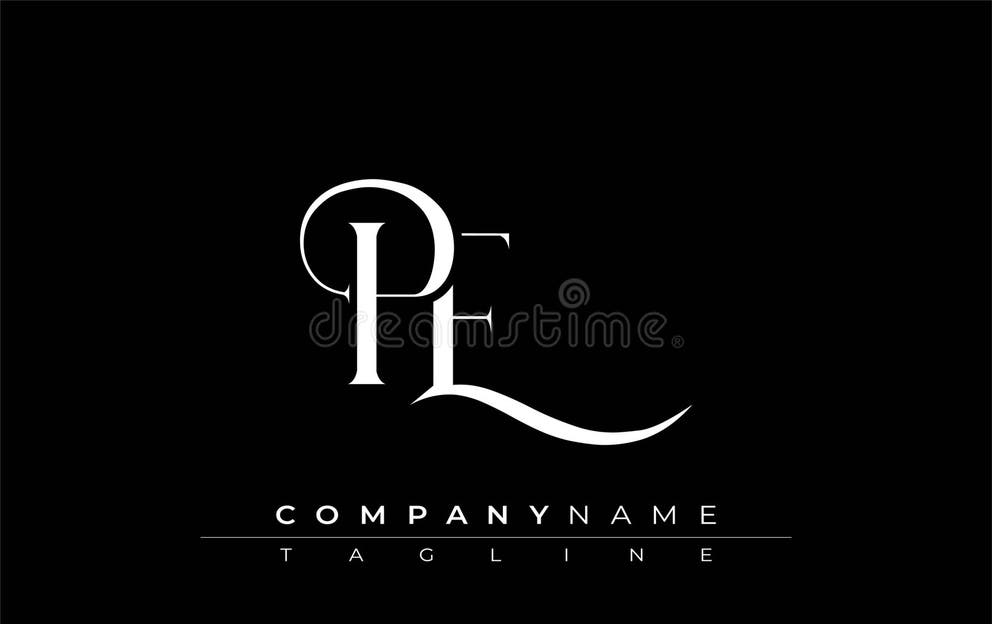 Initial PE Logo Design Vector Stock Vector - Illustration of vector ...