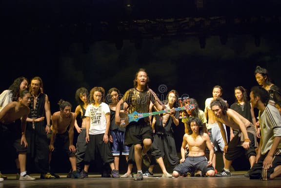 The initial performance of editorial stock image. Image of lady - 15644369