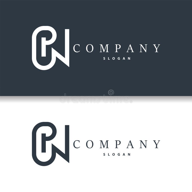 Initial PN Letter Logo, Modern and Luxury Vector Minimalist NP Logo ...