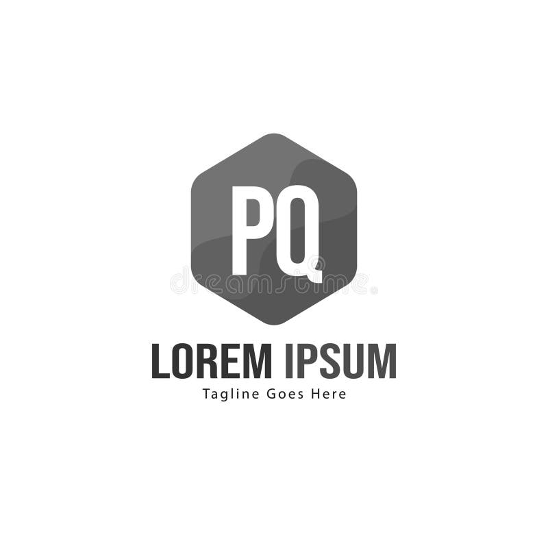 Initial PQ Logo Template with Modern Frame. Minimalist PQ Letter Logo ...
