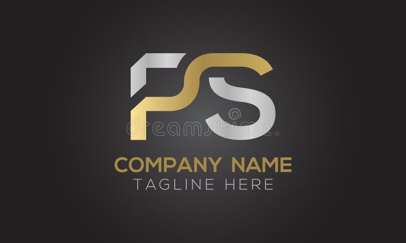 Initial PS Letter Logo with Creative Modern Business Typography Vector ...