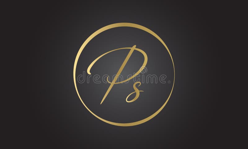 Initial PS Letter Logo with Creative Modern Business Typography Vector ...