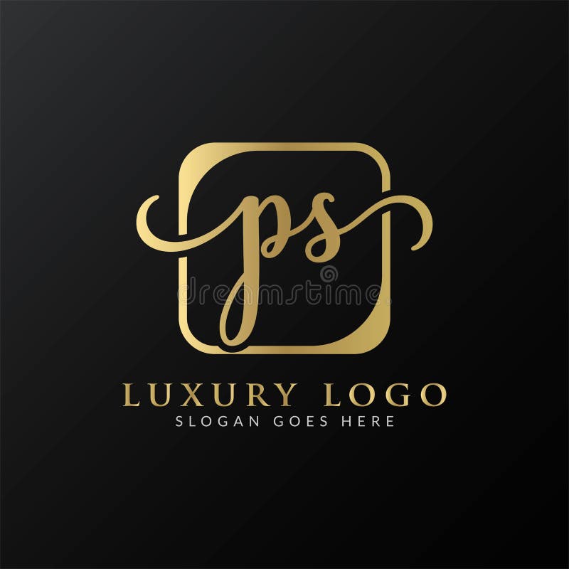 Initial PS Letter Logo Design Modern Typography Vector Template ...