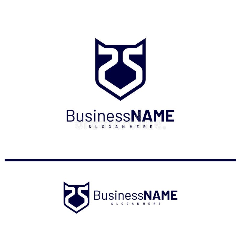 Initial PS Logo Design Vector Illustration, Creative Letter PS Logo ...