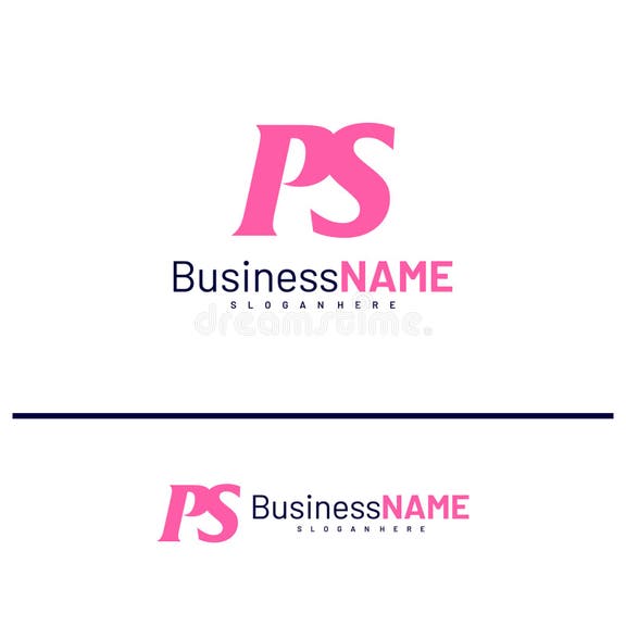 Initial PS Logo Design Vector Illustration, Creative Letter PS Logo ...