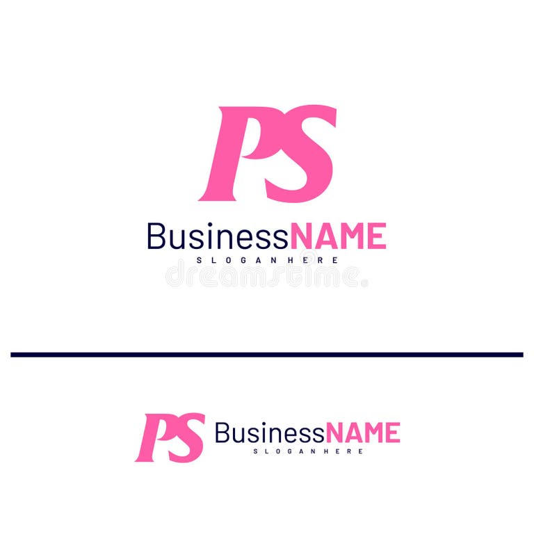 Initial PS Logo Design Vector Illustration, Creative Letter PS Logo ...
