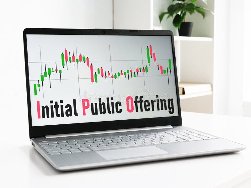 Initial Public Offering IPO is Shown Using the Text Stock Image - Image ...