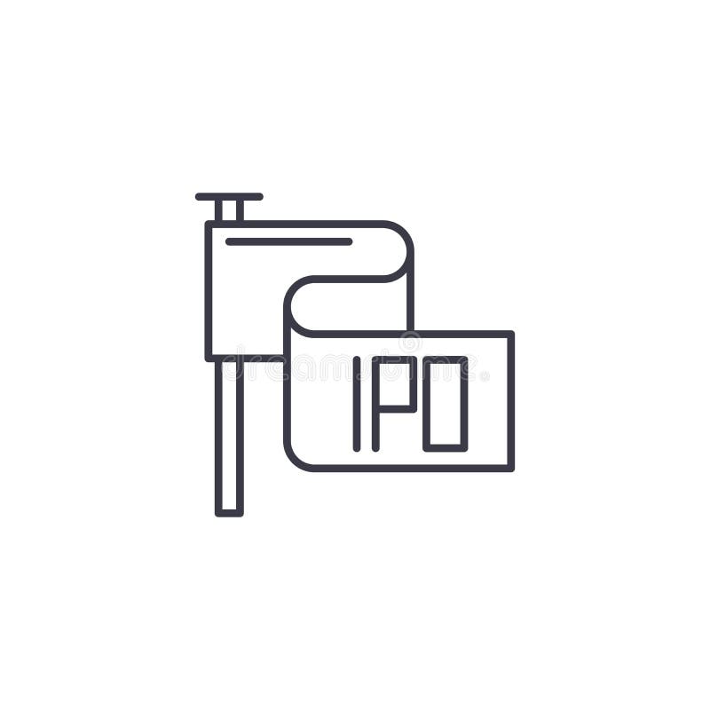 Initial Public Offering Linear Icon Concept. Initial Public Offering ... Initial Public Offering Linear Icon Concept. Initial Public Offering ...