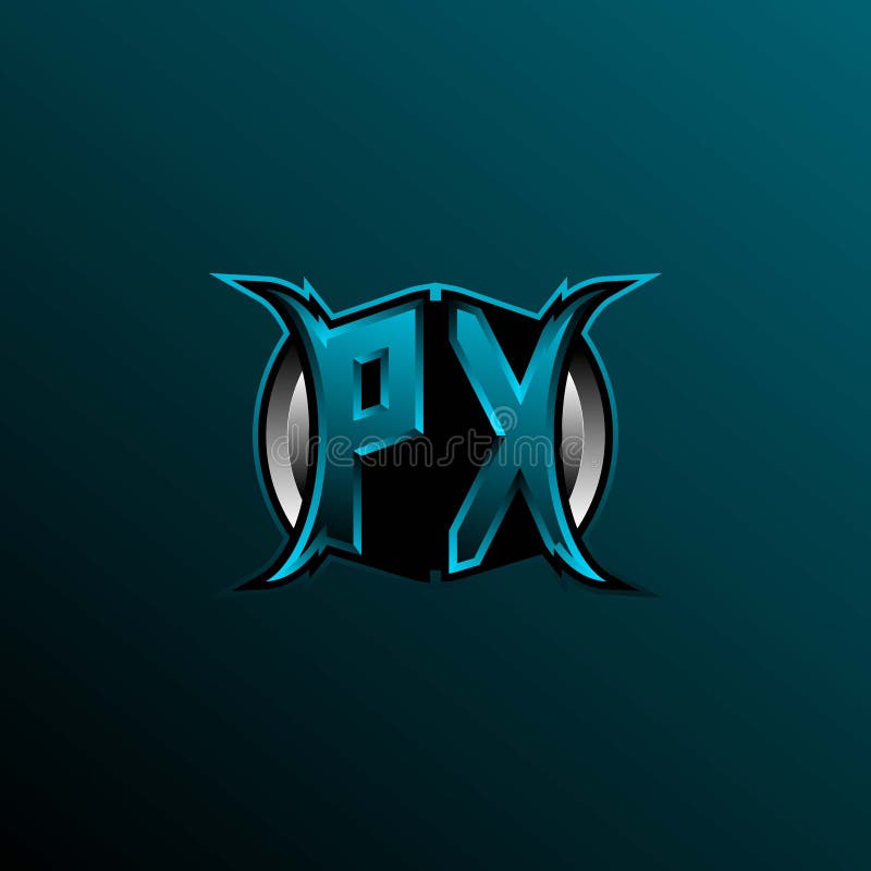 Initial PX Logo Design, Initial PX Logo Design with Circle Style, Logo ...