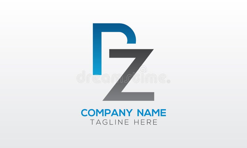 Initial PZ Letter Logo with Creative Modern Business Typography Vector ...