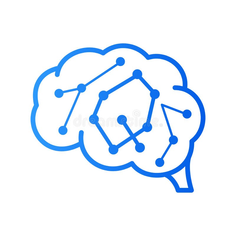 Initial Q brain logo stock vector. Illustration of chip - 167839939