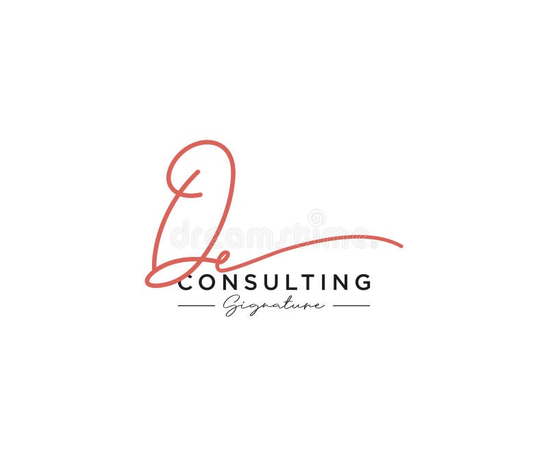 Initial QE Signature Logo Collection Template Vector. Hand Drawn ...