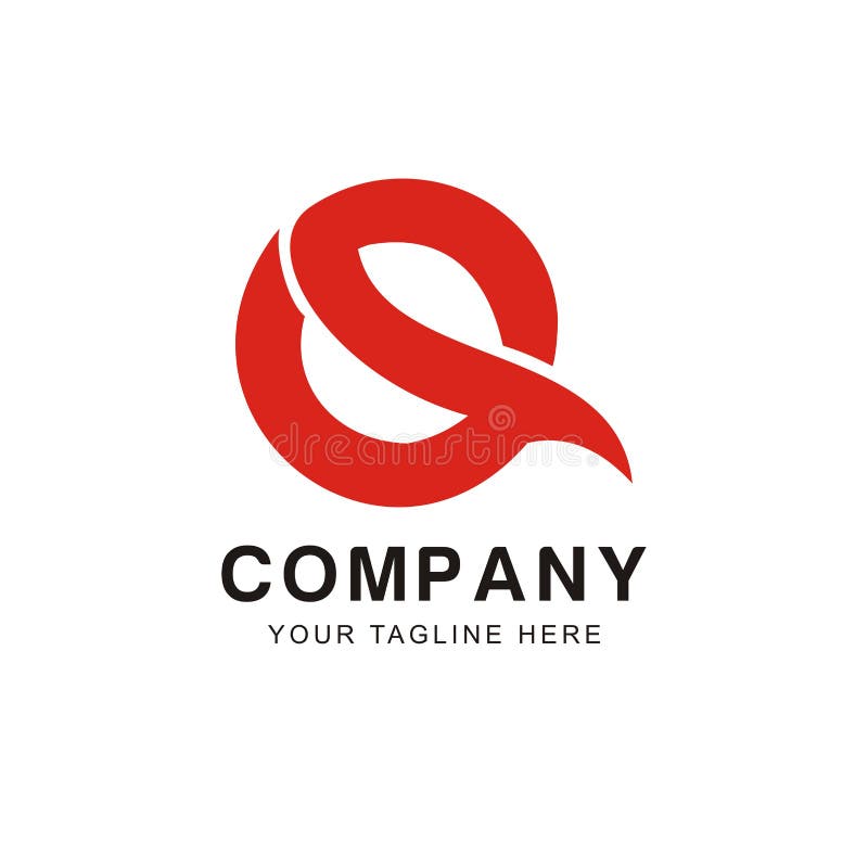 Initial Qs Logo Monogram Design Modern Template Stock Vector ...