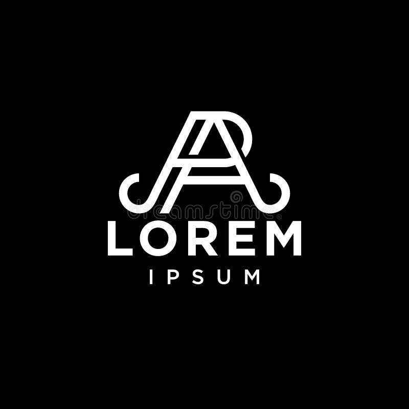 Initial a R RA AR Icon Logo Logotype Font Vector Design in Elegant ...