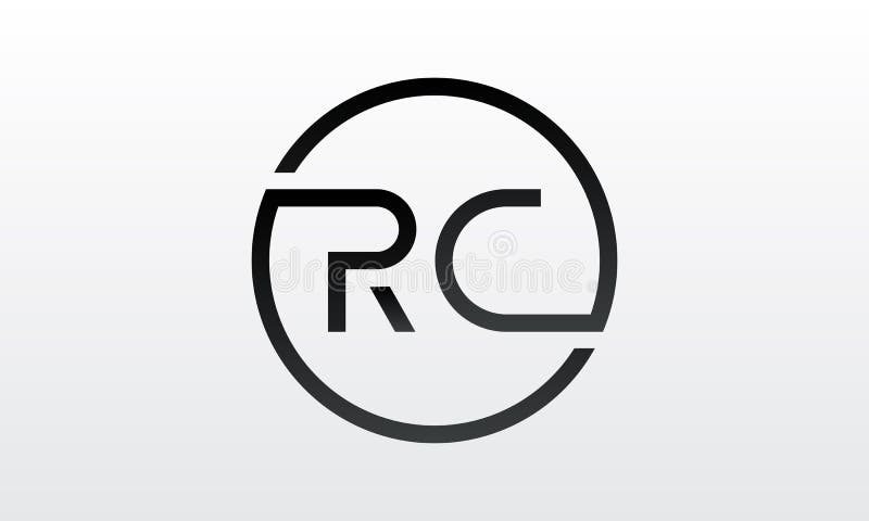 Initial Rc Letter Logo with Creative Modern Business Typography Vector ...
