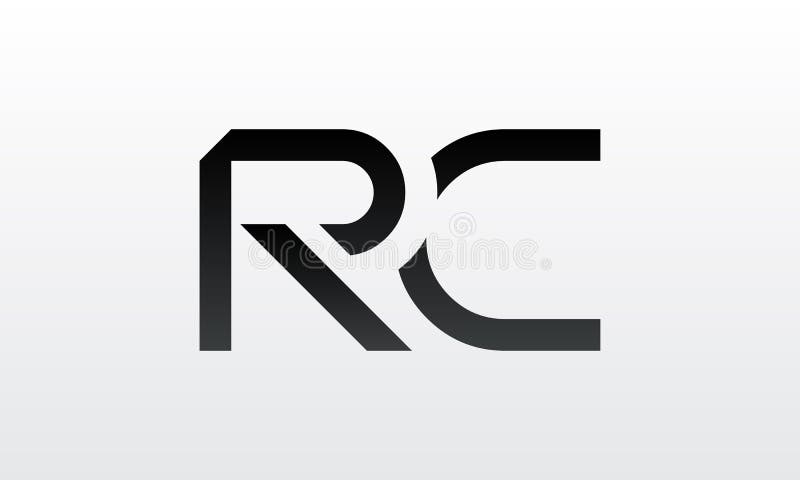 Initial Rc Letter Logo with Creative Modern Business Typography Vector ...