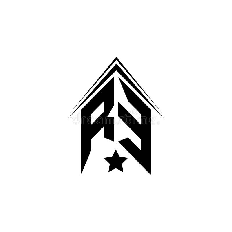 Initial RE Logo Design with Shape Style, Logo Business Branding Stock ...