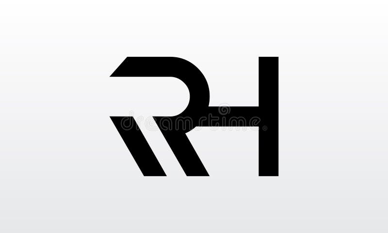 Rh Letter Logo Stock Illustrations – 1,205 Rh Letter Logo Stock ...