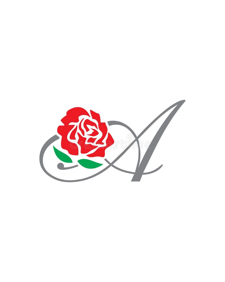 O Initial Rose Logo , Abstract O Rose Logo Stock Illustration ...