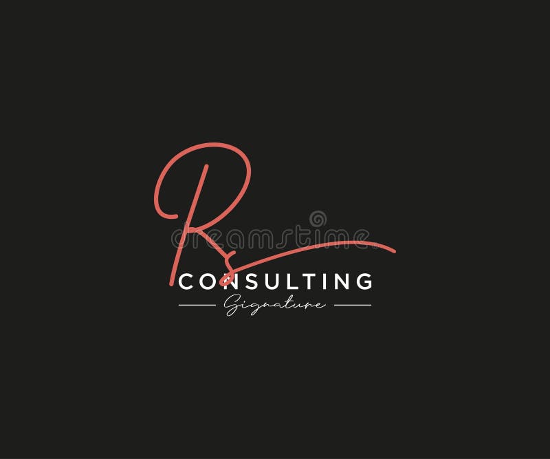 Initial RS Signature Logo Collection Template Vector. Hand Drawn ...