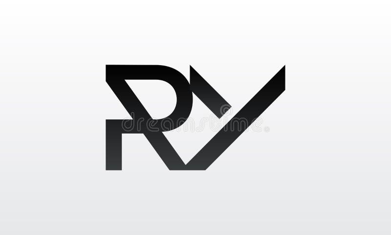 Initial Ry Letter Logo with Creative Modern Business Typography Vector ...