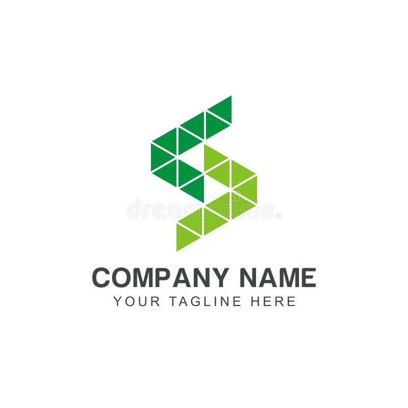 Initial S Logo Monogram Design Modern Template Stock Vector ...