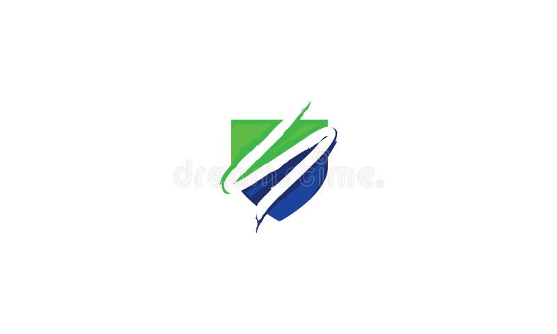 Initial S Shield Logo Icon Vector Technology Stock Vector ...