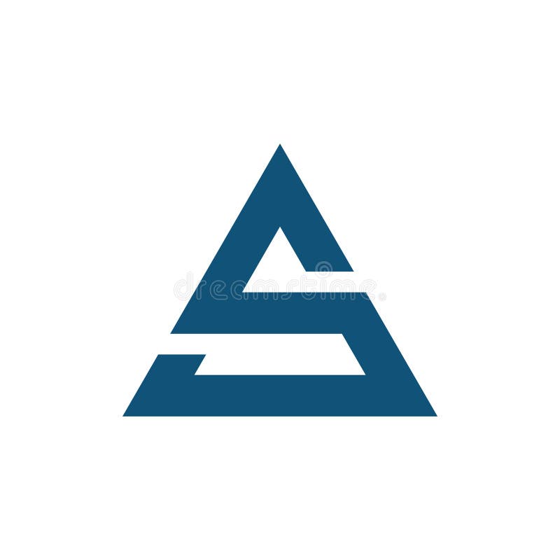 Initial S Triangle Logo Vector Stock Vector - Illustration of abstract ...