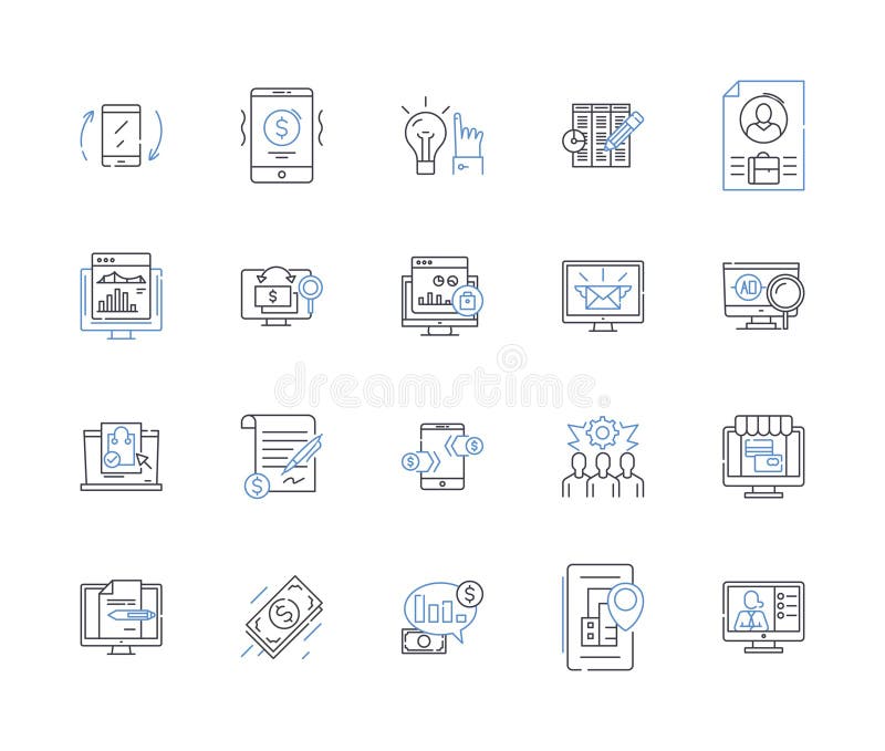 Initial Setup Line Icons Collection Configuration Installation Preparations Startup