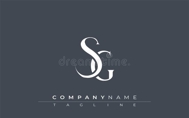 Initial SG Logo Design Vector Stock Vector - Illustration of logo, symbol: 381665735