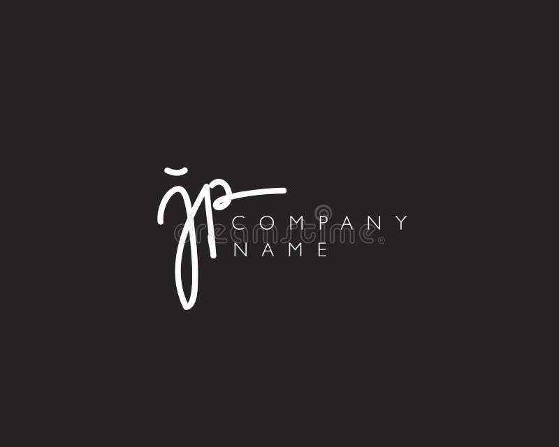 JP Initial Signature Handwriting Template. Initial Letter Signature ...