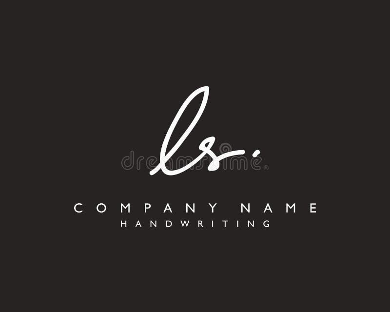 LS Initial Signature Handwriting Template. Initial Letter Signature ...