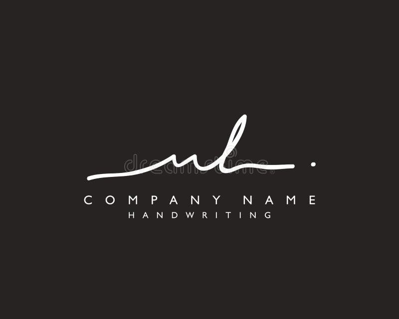 NL Initial Signature Handwriting Template. Initial Letter Signature ...