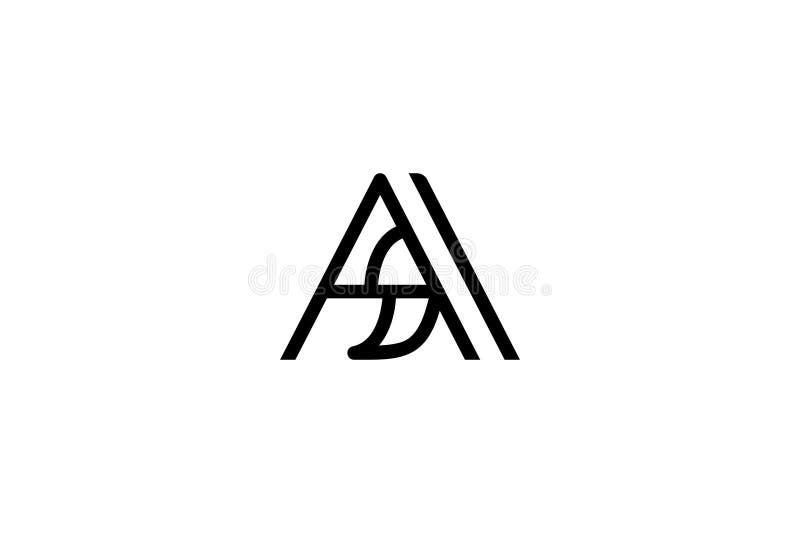 Letter AS or SA Logo Design Vector Stock Vector - Illustration of ...