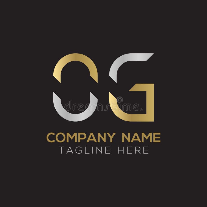 Initial Simple Letter OG Logo Design Vector Template. Abstract Minimal ...