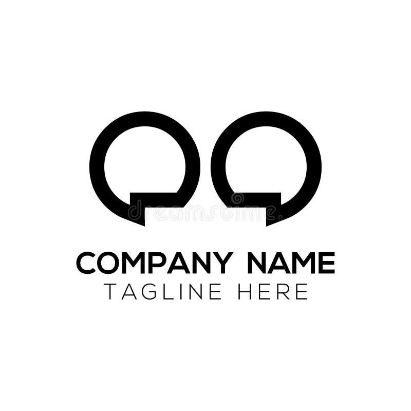 Initial Simple Letter OO Logo Design Vector Template. Abstract Minimal ...