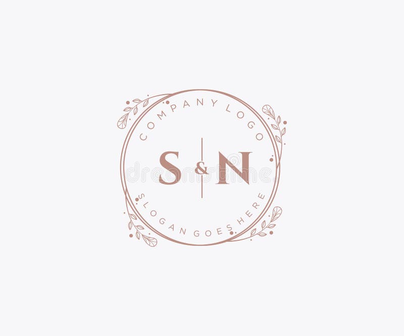Sn Letters Logo Stock Illustrations – 610 Sn Letters Logo Stock ...