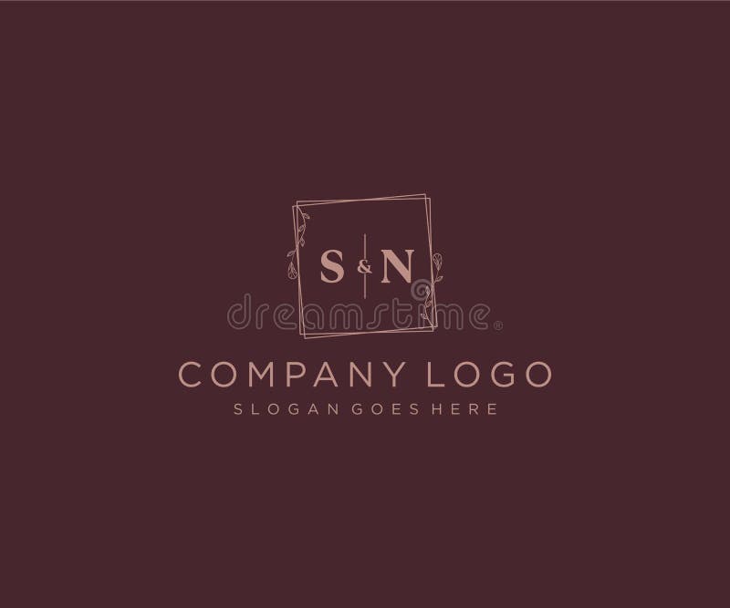 Sn Letters Logo Stock Illustrations – 609 Sn Letters Logo Stock ...