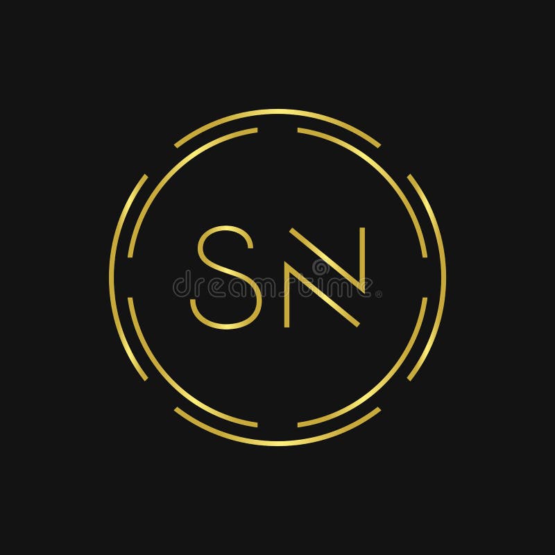 Letter Sn Gold Logo Stock Illustrations – 220 Letter Sn Gold Logo Stock ...