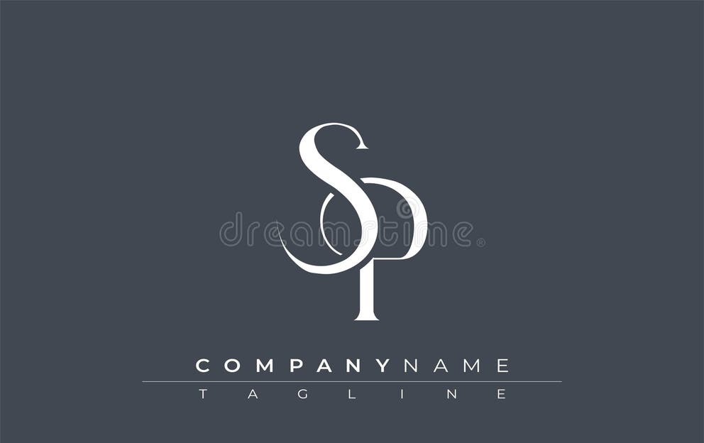 Initial SP Logo Design Vector Stock Vector - Illustration of logotype ...