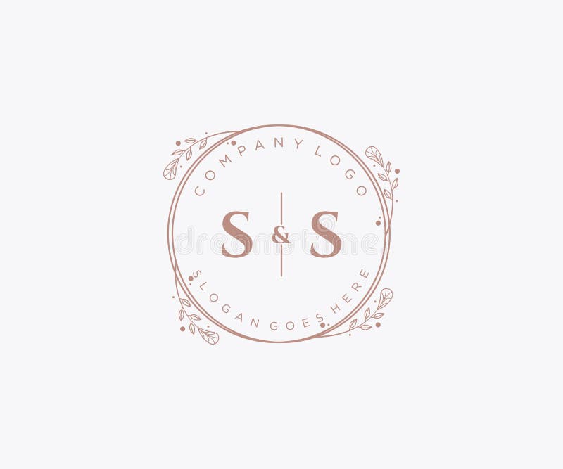Ss Wedding Logo Stock Illustrations – 301 Ss Wedding Logo Stock ...
