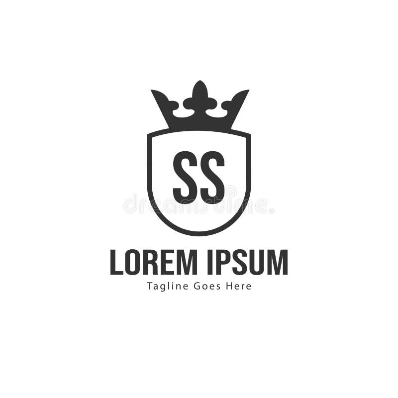 Initial SS Logo Template with Modern Frame. Minimalist SS Letter Logo ...
