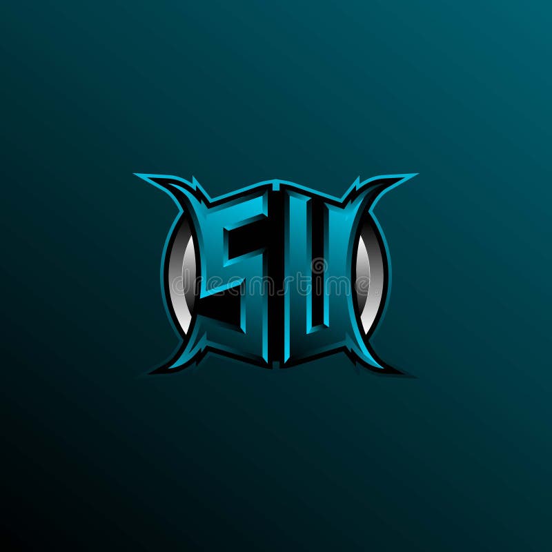 Initial SU Logo Design, Initial SU Logo Design with Circle Style, Logo ...