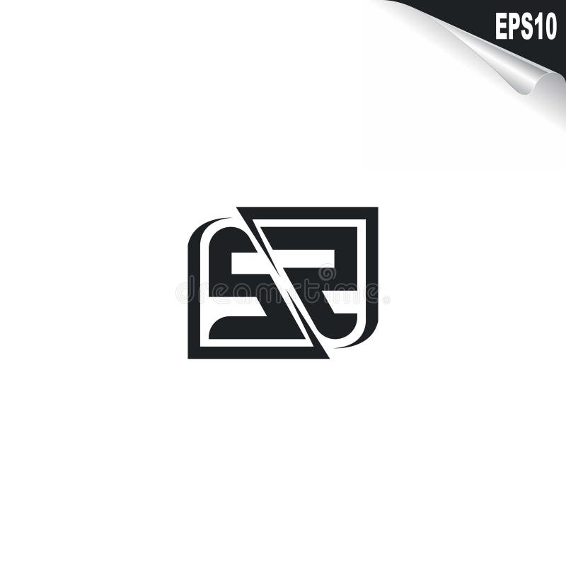 Initial SZ Logo Design with Shape Style, Logo Business Branding Stock ...