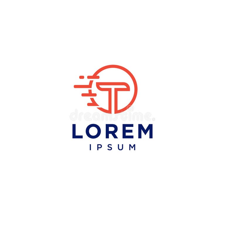 Initial T Icon Logo Design Element Vector Logotype Template Stock ...
