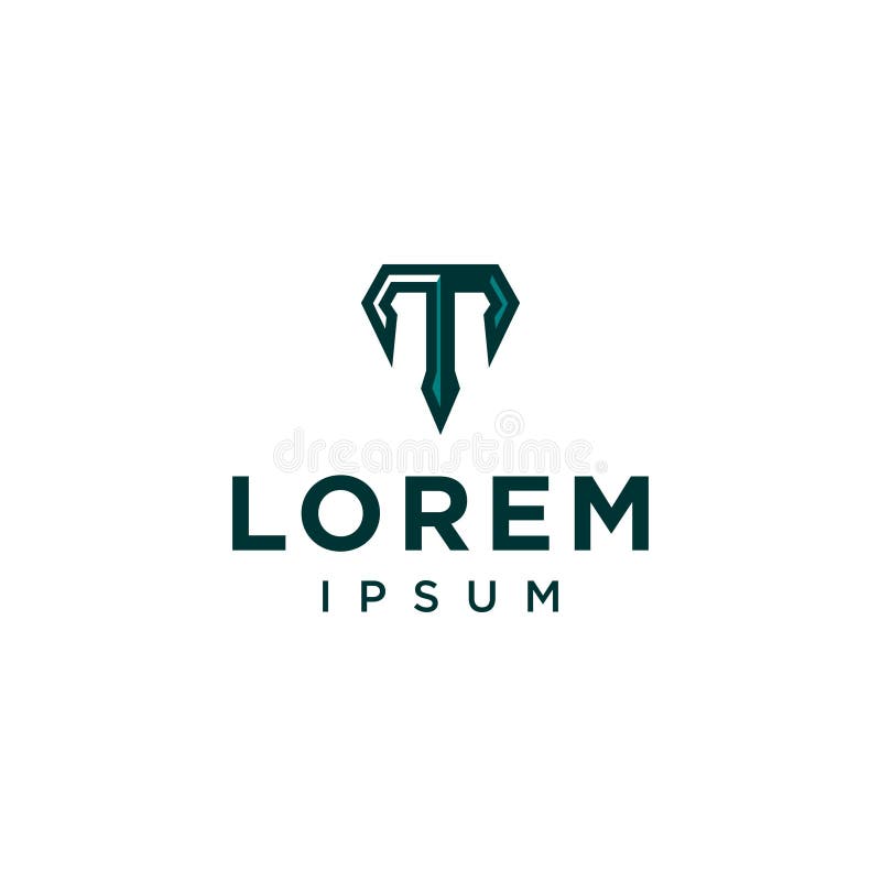 Initial T Icon Logo Design Element Vector Logotype Template Stock ...