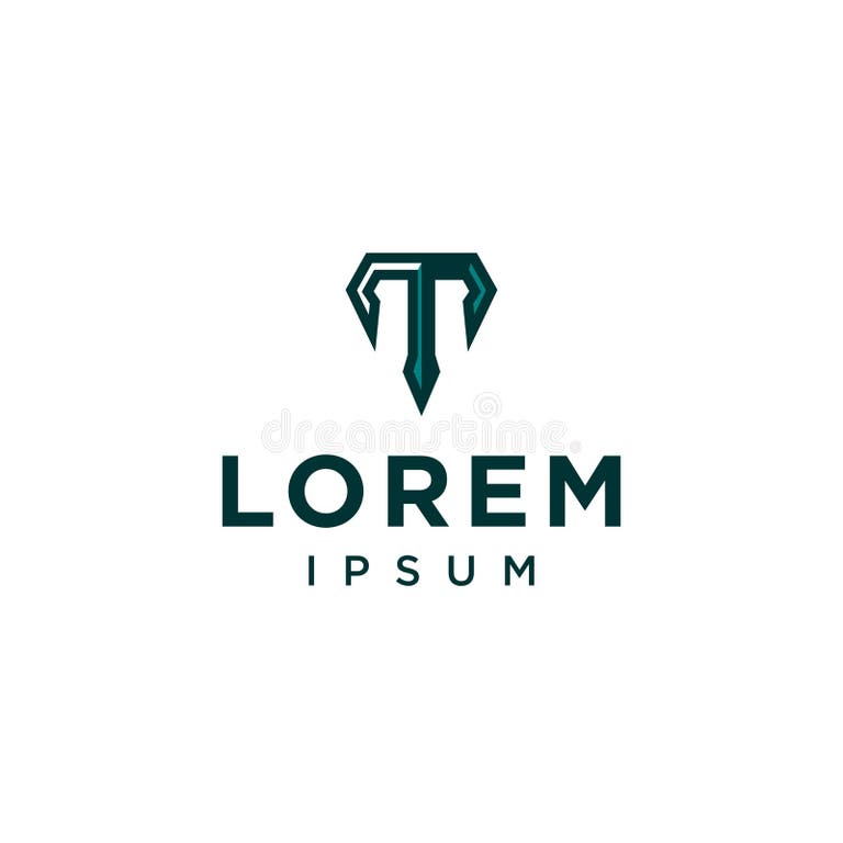 Initial T Icon Logo Design Element Vector Logotype Template Stock ...