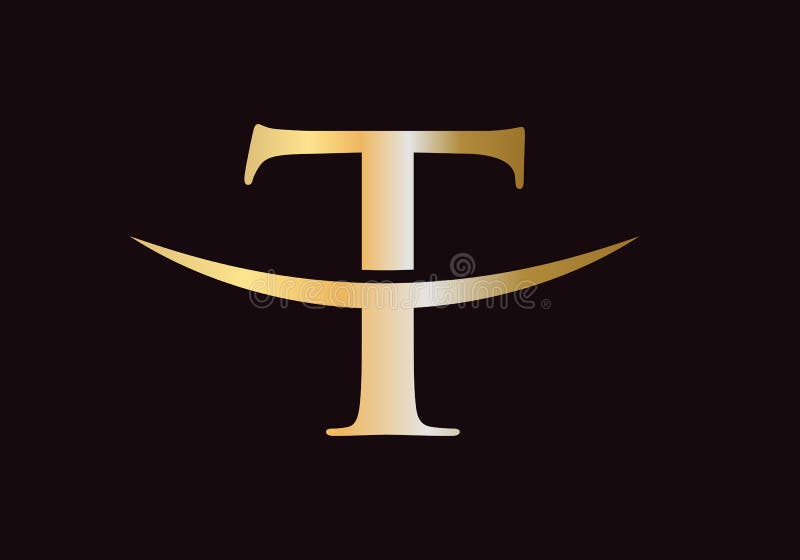 Initial T Logo. T Letter Logo Design Vector Template Stock Vector ...